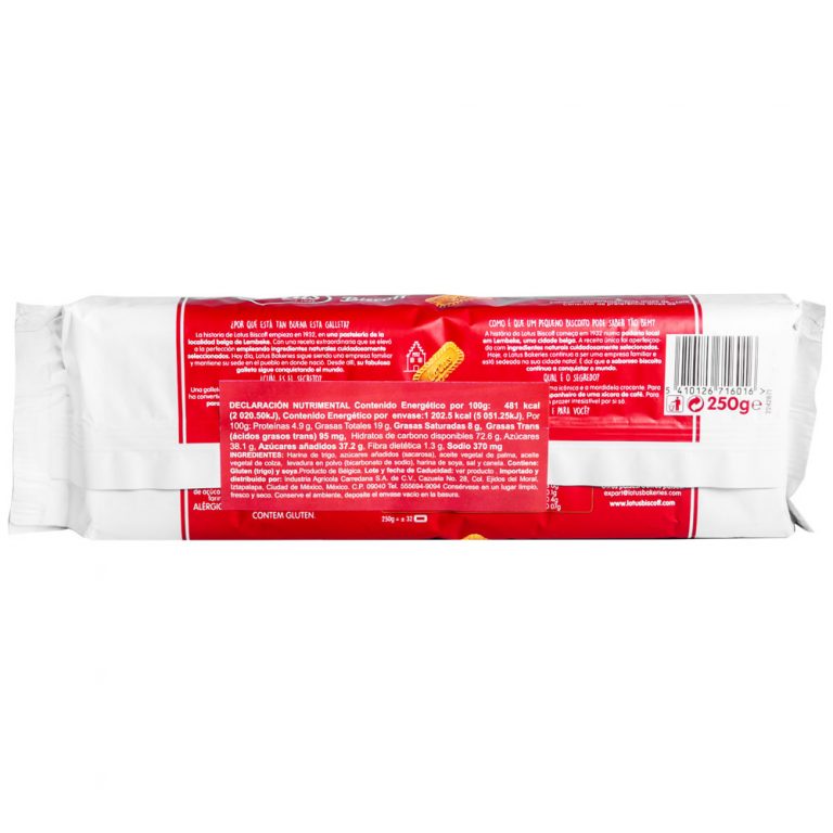 GALLETA LOTUS BISCOFF CARAMELIZADA